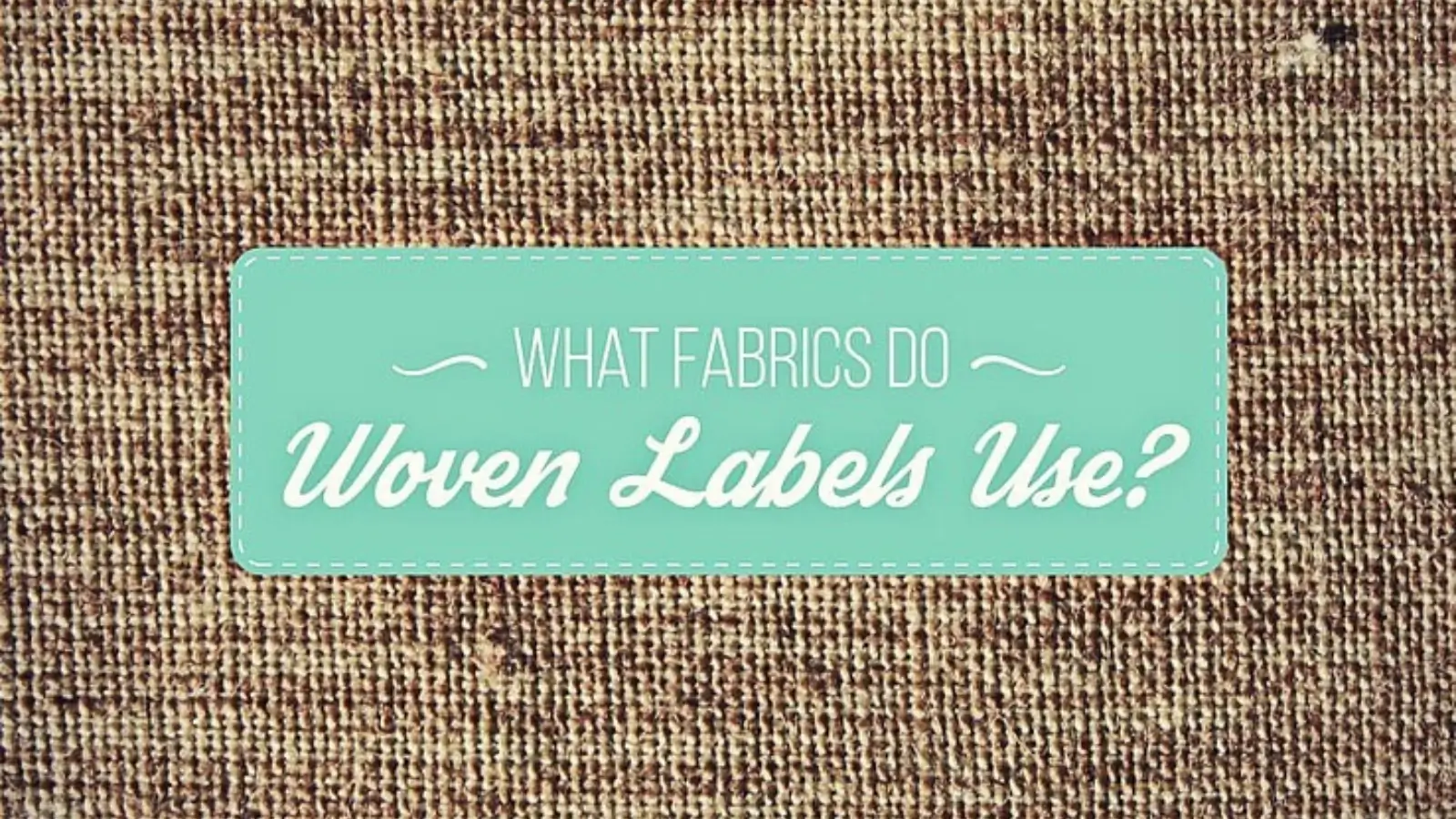 Choosing the Perfect Backing: A Guide to Woven Label Options