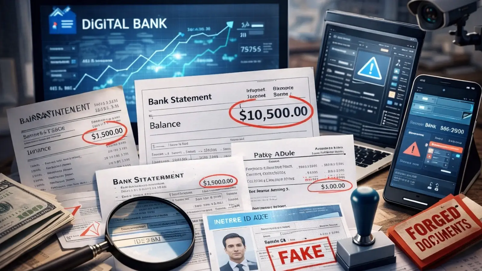 5 Document Fraud Schemes Targeting Digital Banks