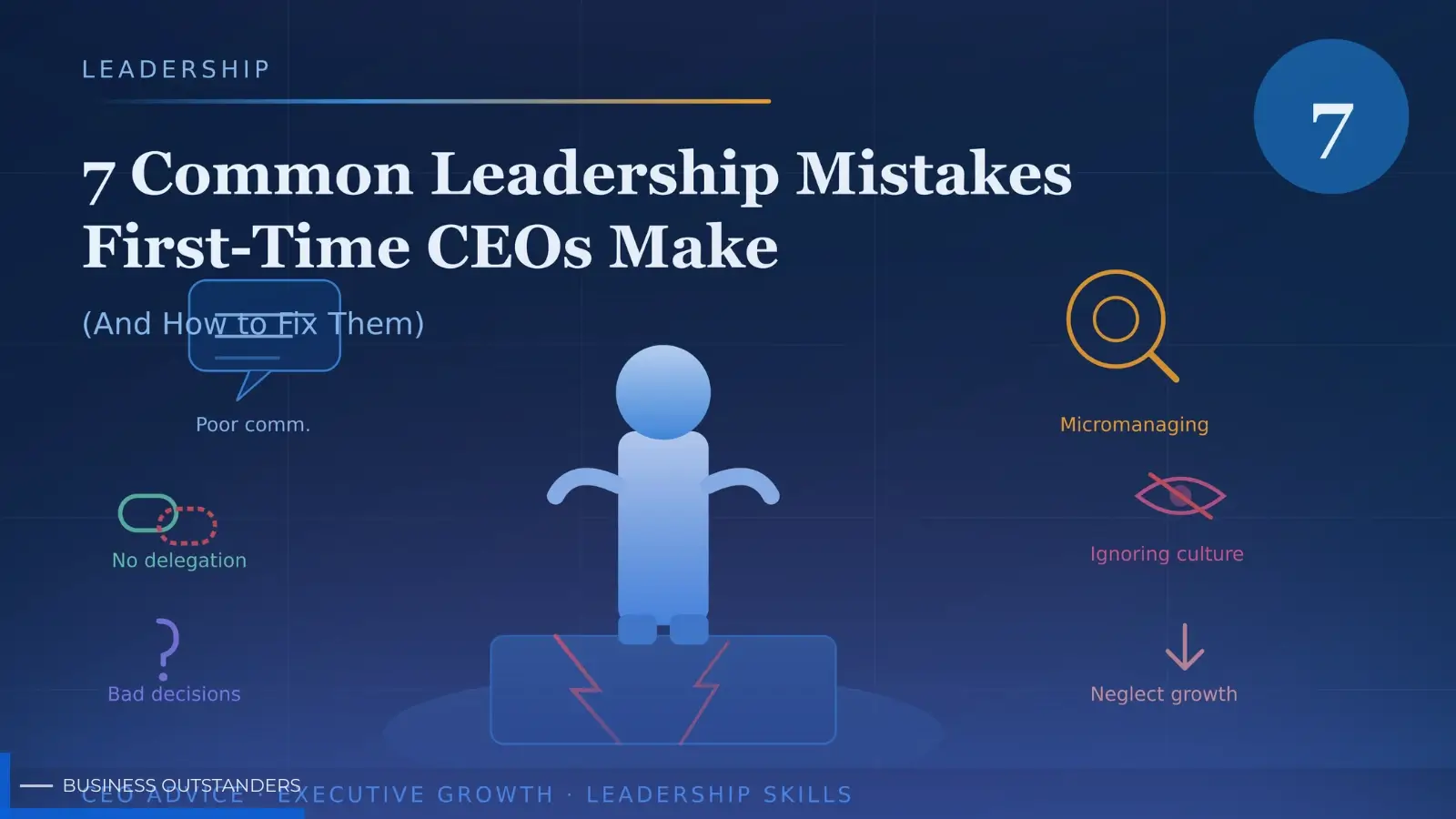 7 Common Leadership Mistakes First-Time CEOs Make